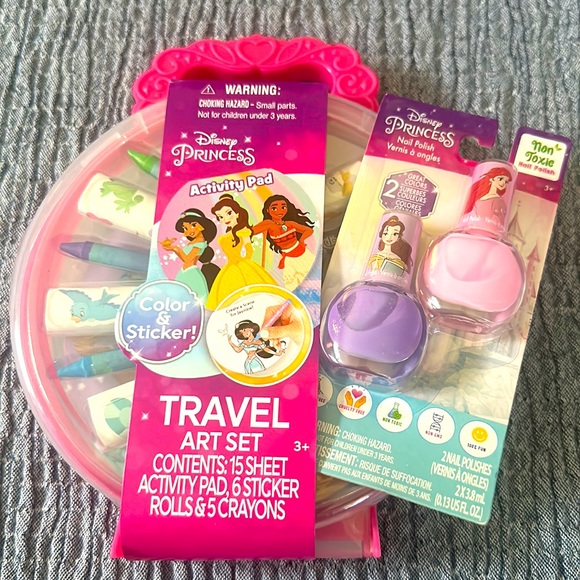 Disney | Toys | Disney Princess Activity Set And Non Toxic Nail Polish ...